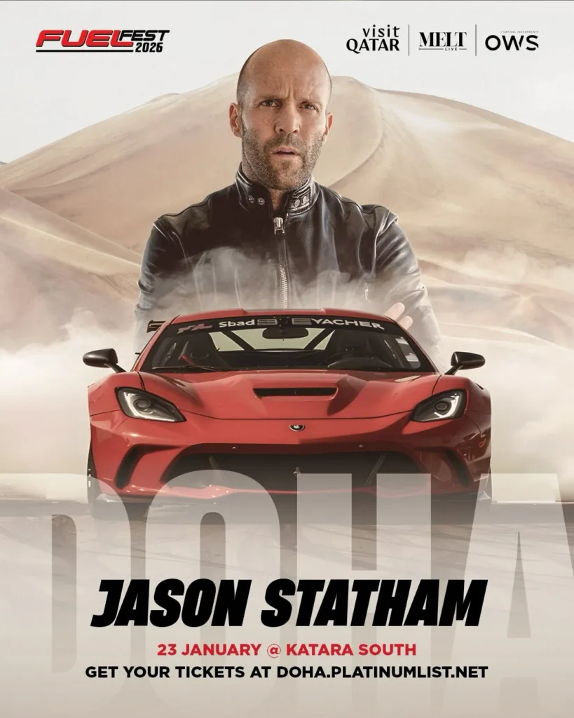 Jason Statham in Qatar? Yeah, you read that right FuelFest is about to ...