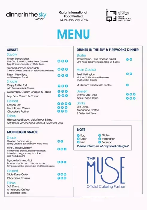 Dinner In The Sky Qatar 2026 in Doha: Dates, Tickets, Venue & What to ...