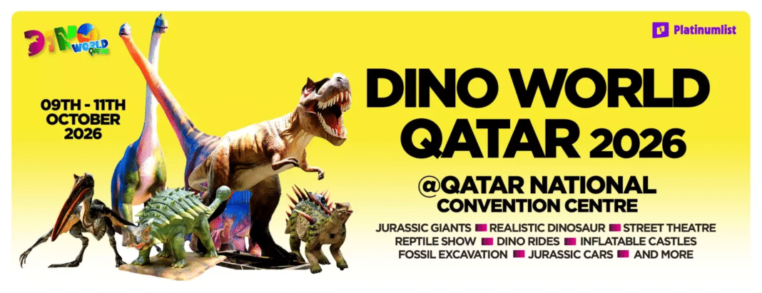 Dino World Qatar 2026 in Doha: Dates, Tickets, Venue & What to Expect ...